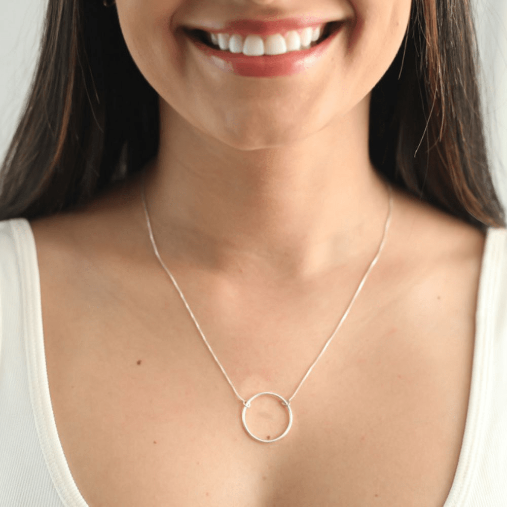 Colar Circulo – Vesty Prata
