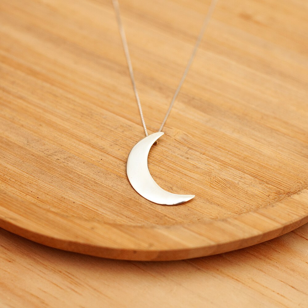 Colar Lua Lisa G - Vesty Prata