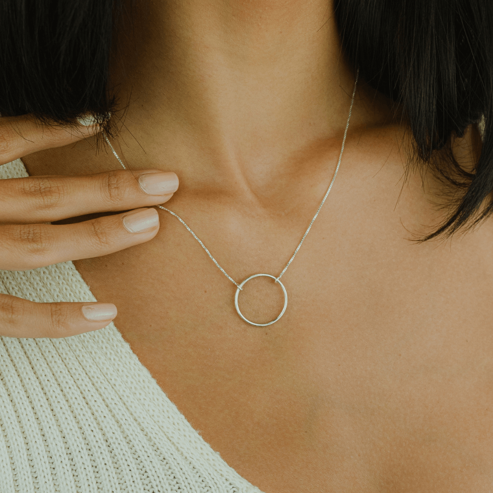 Colar Circulo – Vesty Prata